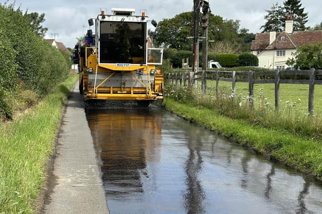 Council introduces innovative surface dressing programme on roads ...